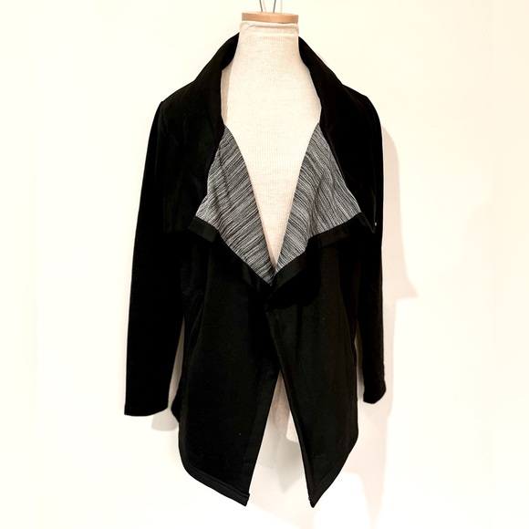 Lilac Bloom | Jackets & Coats | Lilac Bloom Black Wrap Sweater With ...